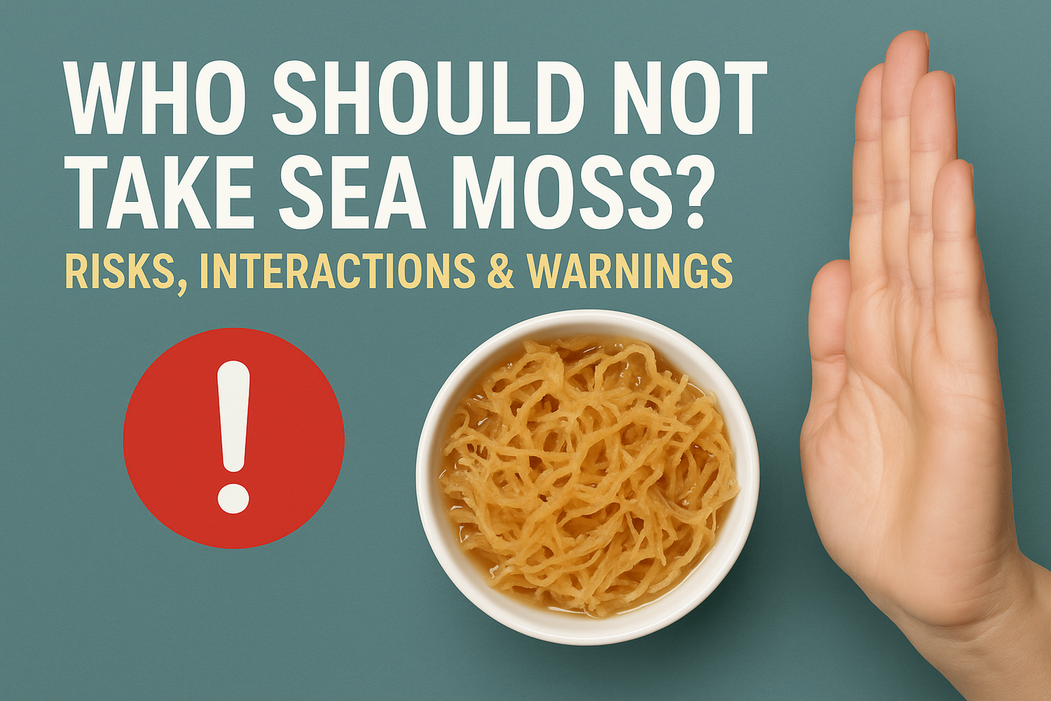 Who Should Not Take Sea Moss? Risks, Interactions & Warnings – Seamoss ...